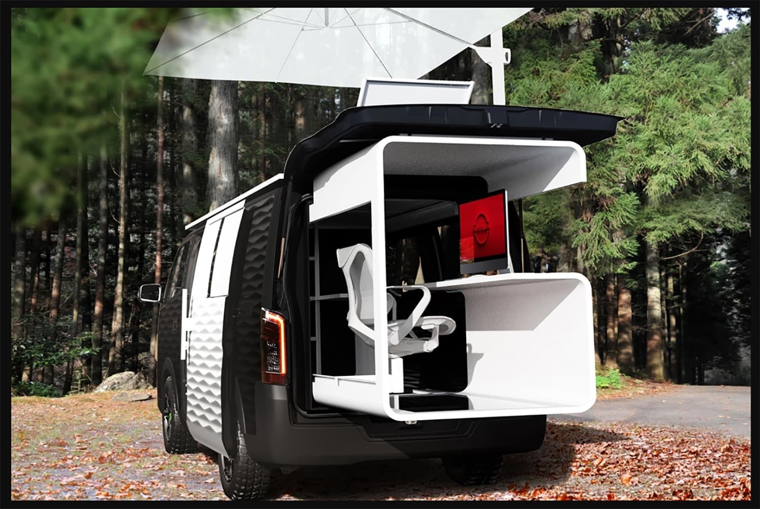 This Nissan Portable Office Lets You Work Anywhere You Want