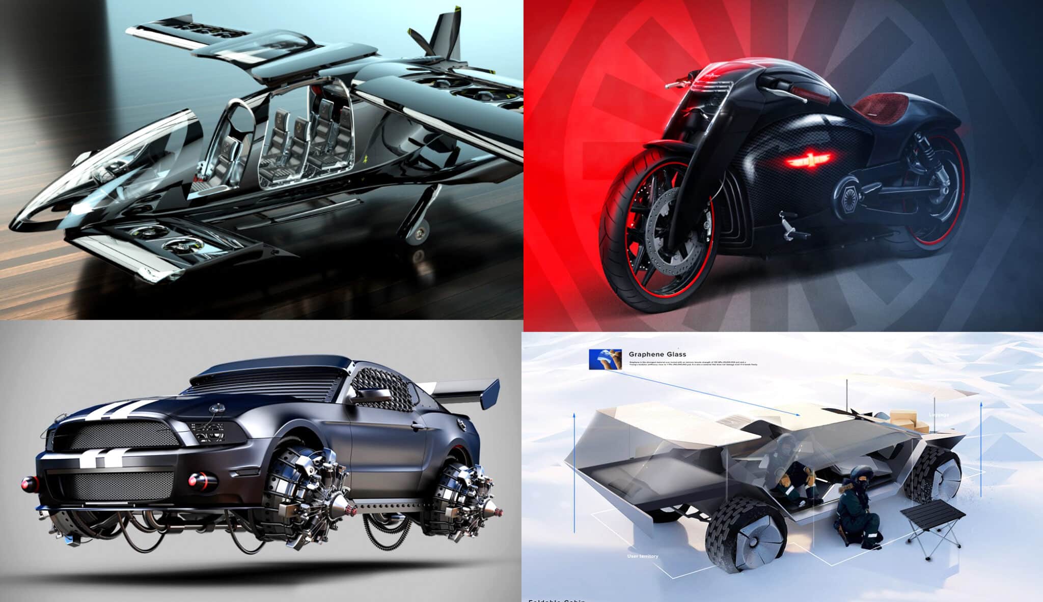Brilliant Sci-Fi-Inspired Vehicle Designs You'll Wish Were Real!