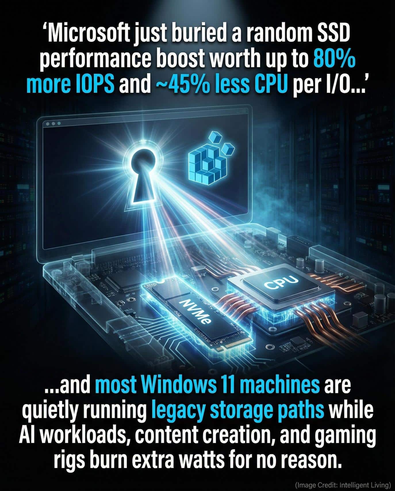 Windows 11’s Hidden NVMe Upgrade: Faster Random SSD Performance, Lower ...